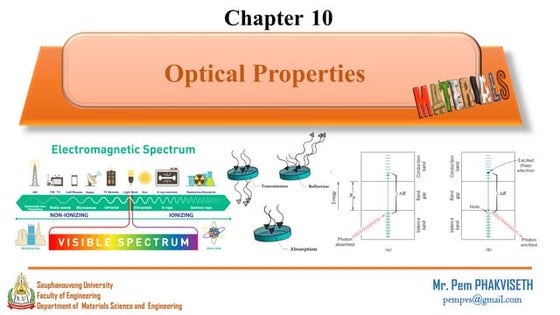 Properties of optical materials | PPTX | Chemistry | Science
