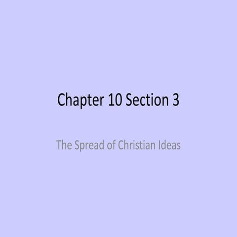 Chapter 10 Section 3 | Ppt