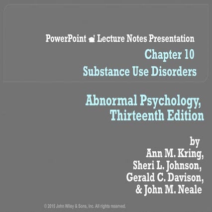 Substance use disorder and abnormal .pptx