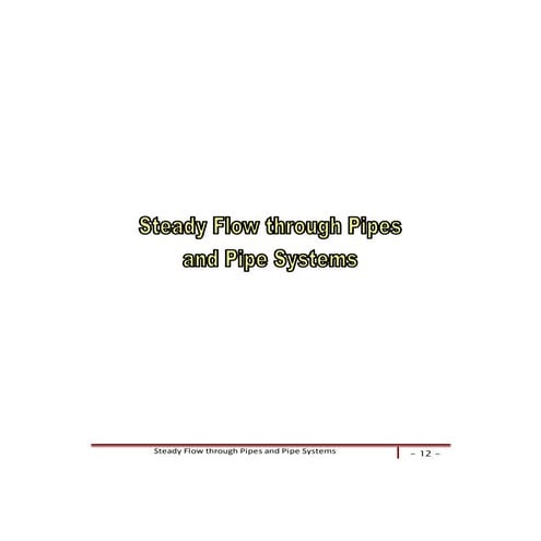 Flow of viscous fluid through circular pipe | PPTX