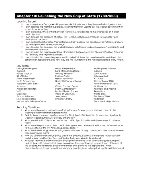 Chapter 11 Study Guide | DOCX
