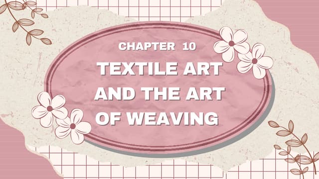 TLE 10-HANDICRAFT (MACRAME AND BASKETRY) | PPTX