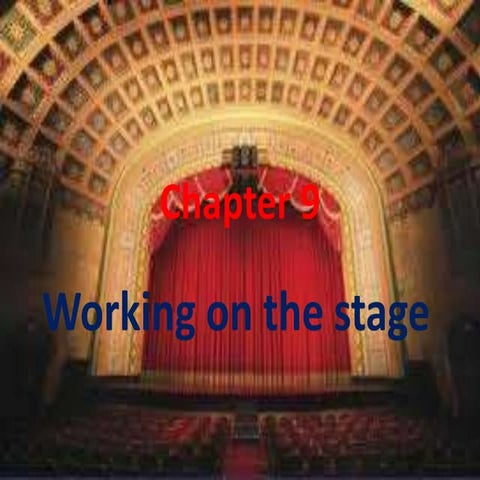 English 9 Lesson Types of stages | ODP