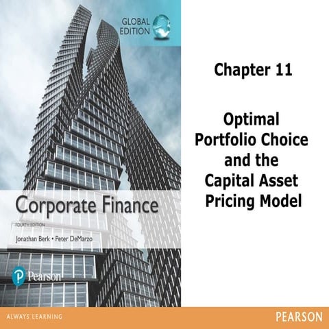 Chapter 11 Optimal portfolio choice and ccapm | PPT