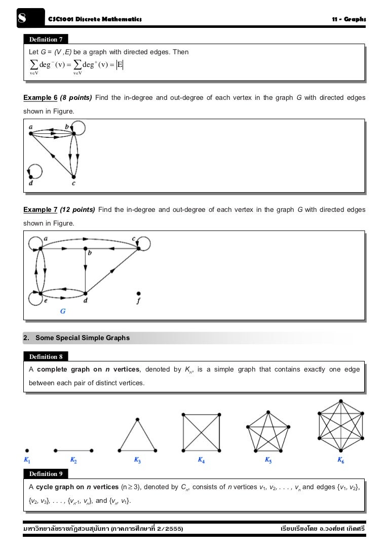 Discrete-Chapter 11 Graphs Part II