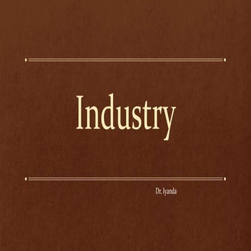 The Fundamentals of Industrial Geography | PPTX