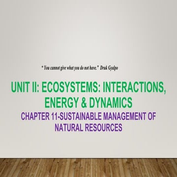 Chapter 11-Sustainable Management of Natural Resources.pptx ...