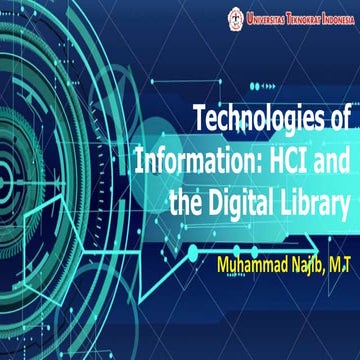Chapter 11 technology of information: hci and the digital | PPT