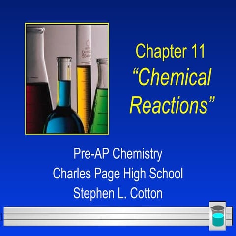 Ppt chemical reactions | PPTX
