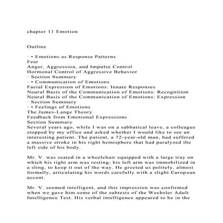 chapter 11 EmotionOutline· Emotions as Response Patter.docx