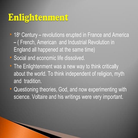 Chapter 11 enlightenment | PPT