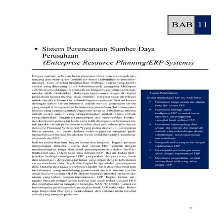 Chapter 11 Enterprise Resource Planning Systems.docx