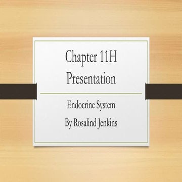 Chapter 11 h presentation | PPTX