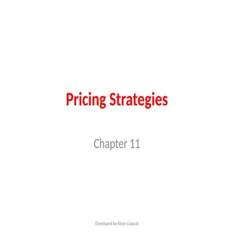 Chapter 11 Pricing Strategies in marketing.pptx