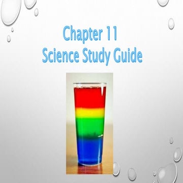 Chapter 11 science ppt | PPTX