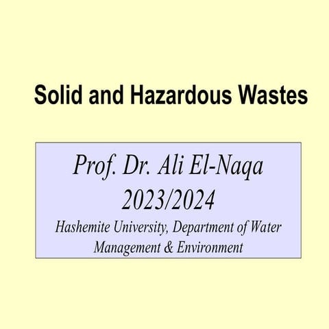 chapter 11 Solid and Hazardous Wastes.ppt