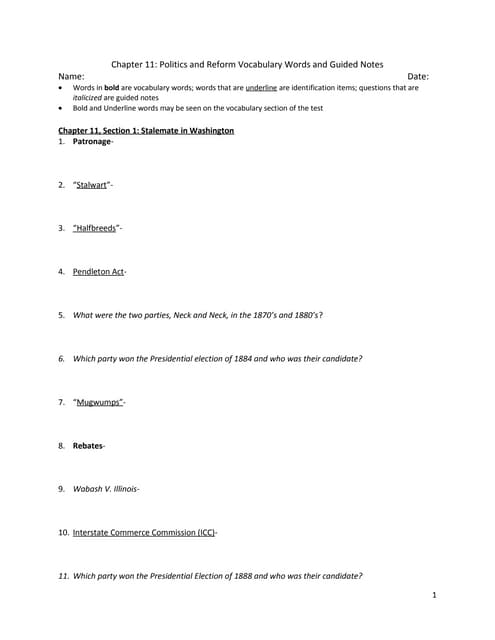 Ch. 11 1 powerpoint | PPT