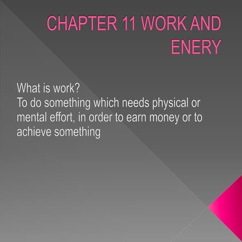 CHAPTER 11 WORK AND ENERY from Harsh.pptx