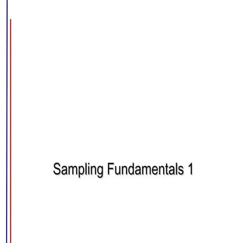Chapter11ws sampling | PPT
