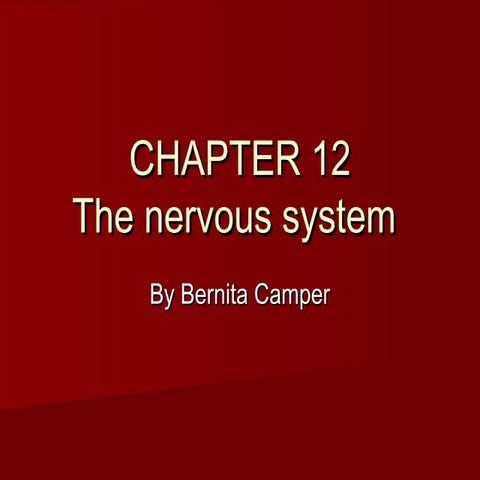 Chapter 12 | PPT
