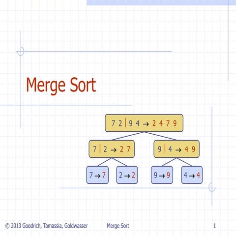 Merge-Sort-Detailed Presentation to teach | PDF