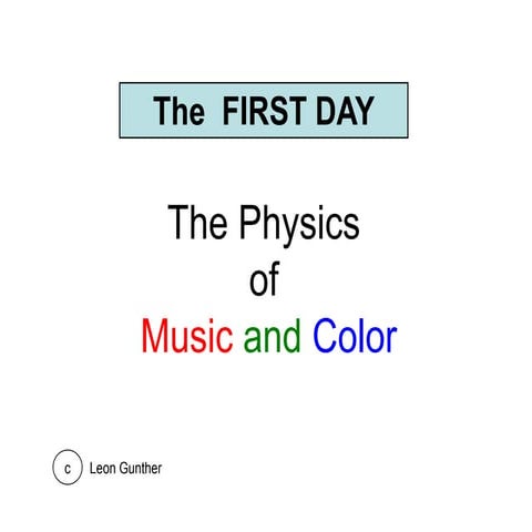 Physics of music | PPTX