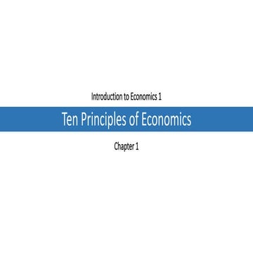 10 principles of economics | PPT