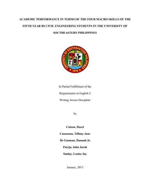 Purposive-Communication Subject in 1st year | PDF