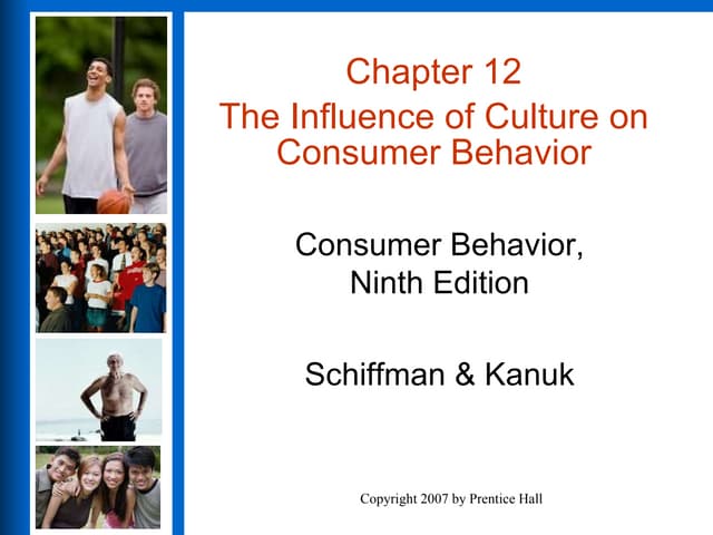 The influence of culture on consumer behaviour | PPTX