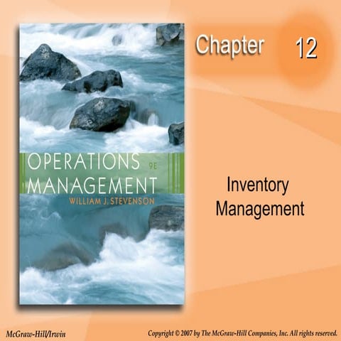 Chapter 12 inventory management 1 | PPT