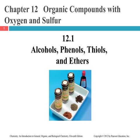 Chapter 12 Organic Compounds with Oxygen and Sulfur.ppt