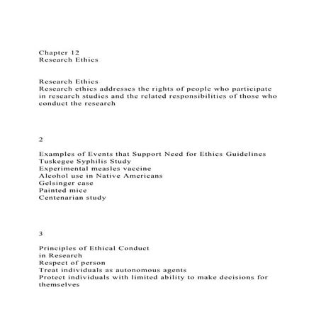 Ethics In Research | PPTX