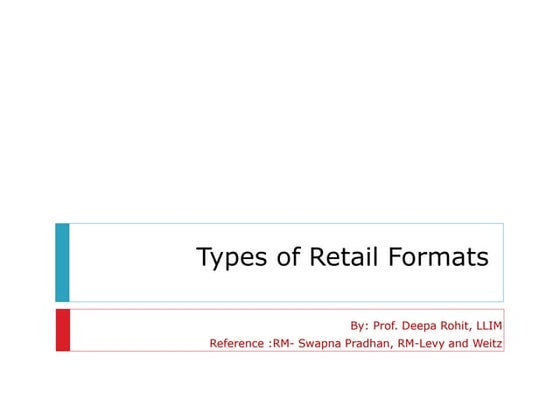 Retail formats- the introduction to the retail world.pdf