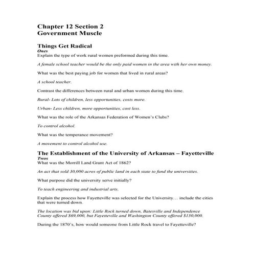 Chapter 12 section 2 | PDF