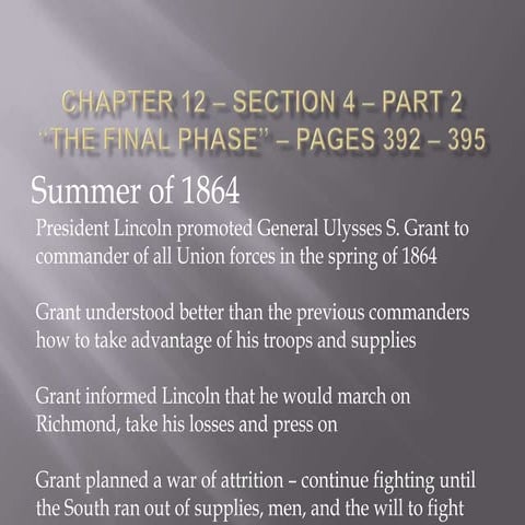 American Civil War (surrender) | PPTX