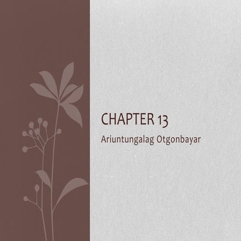 Chapter 13 | PPTX