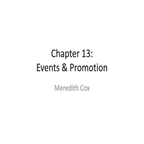 Chapter 13 | PPT