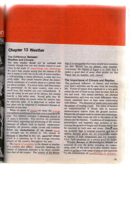 physical geography Chapter 15 | PDF