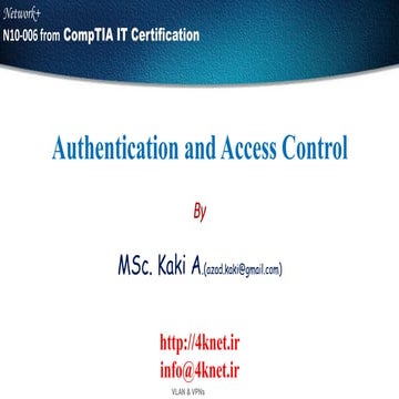 authentication and access control(http://4knet.ir) | PPT