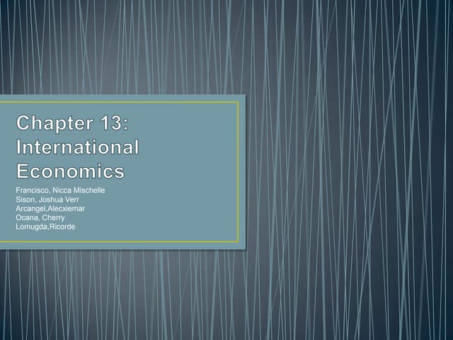 Basics of Open Market Economics | PPT