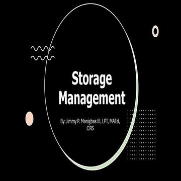 Storage Management-Disk Structure and Management | PPT