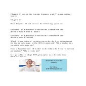 Chapter 13 covers the various business and IT organizational mod | DOCX