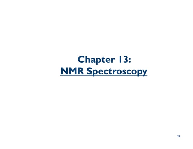 Nmr spltting pattern | PPTX