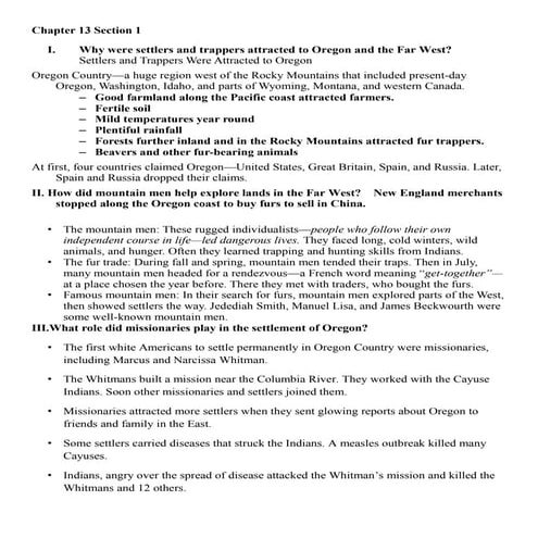 Chapter 13 section 1notes | DOCX