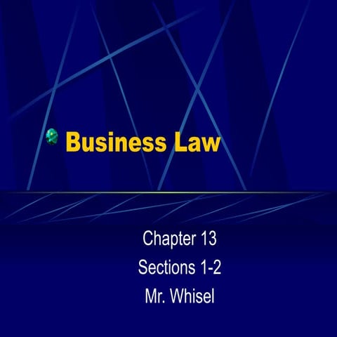 Chapter13sections 1 2 | PPT