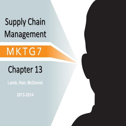 Chapter 13 Supply Chain Management 2014 | PDF