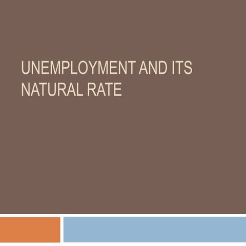 Chapter 13 unemployment | PPT