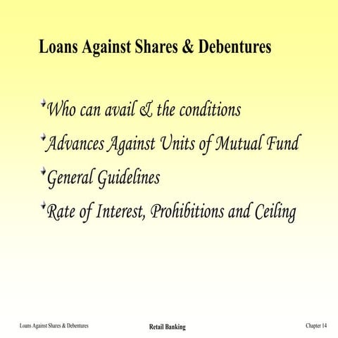 Loan Against Shares & Debentures | PDF