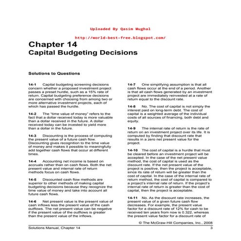 Chapter 14 | PDF | Stocks and Bonds | Personal Investing