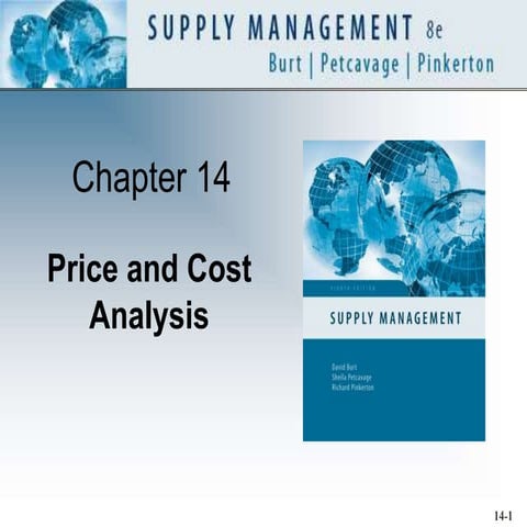 Chapter 14 Price and Cost Analysis | PPTX | Business | Business and Finance